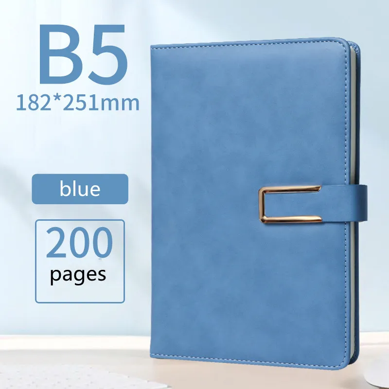 Wholesale PU Leather A5/B5 Journal 4 Line Notebook With Magnetic ...
