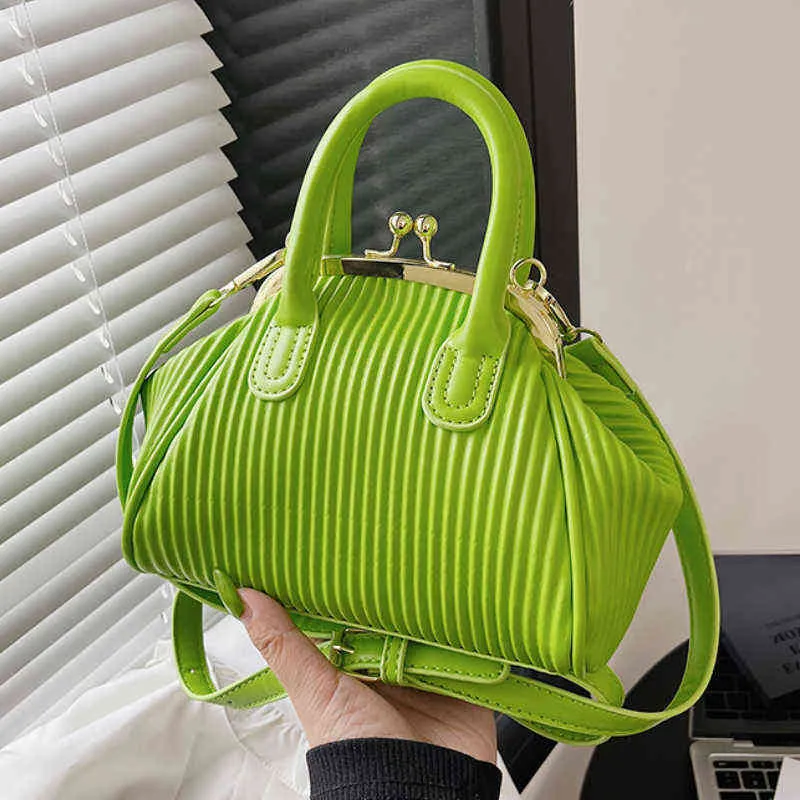 HBP Pleated Handbag With Handle Designer Lattice Shoulder Bag For Women ...