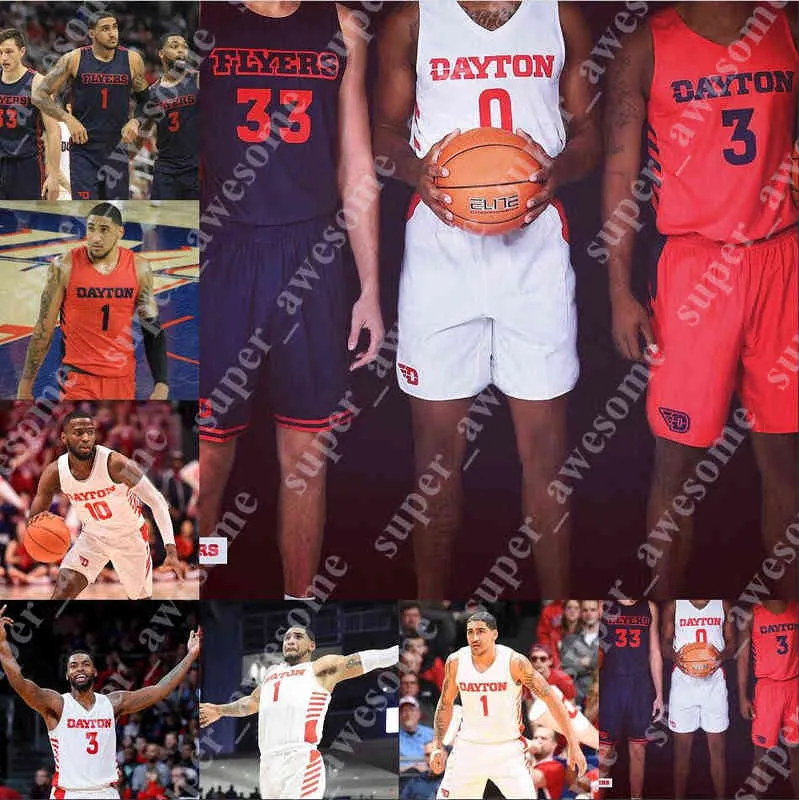 Dayton Flyers Basketball Jersey #35 Dwayne Cohill, #31 Jhery Matos ...