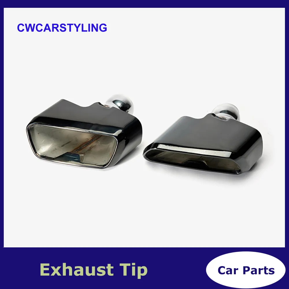 Tuner Muffler Style Rear Exhaust Tip Modified Square Design For ...