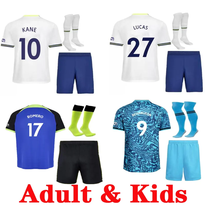 22 23 Kane Son Kulusevski Perisic Soccer Jerseys Totten Home HoJBJerg ...