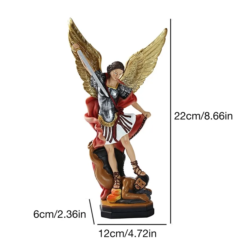 Angel And Demon Battle Statue Resin Figurine Ornament... From Dou08, $7 ...