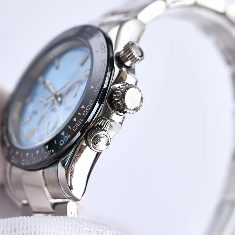 Classic Powder Blue Dial Girl Lady Watches Mechanical Automatic Mens ...