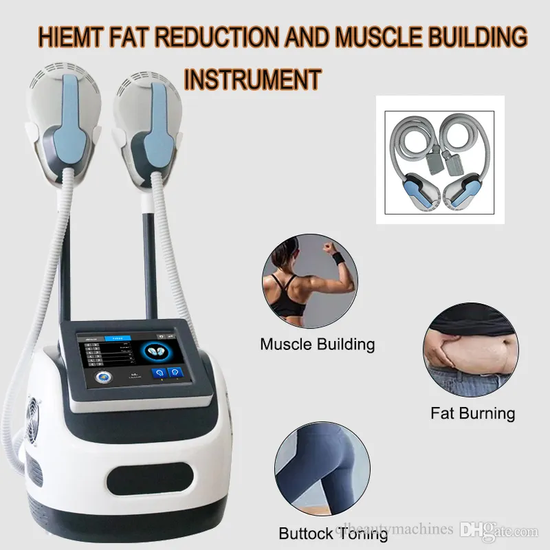 EMS Muscle Stimulator with 2 Handles 10.4-inch Screen HIEMT Technology ...
