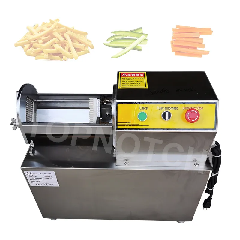 Potato French Fry Slicer Commercial Electric Vegetable Cutter For ...