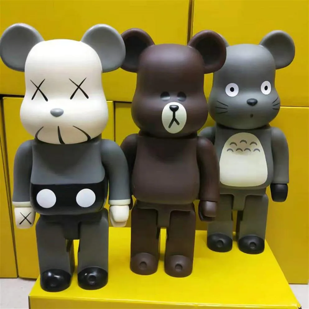 ₩72,506에서 3 색 400% Bearbrick Friends 내 이웃 폭력적인 곰 수제 모델 장난감 장난감 데스크톱 장식 ...