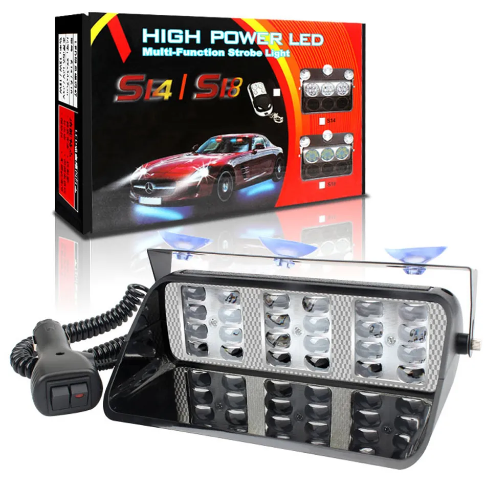 Car Strobe: High Intensity LED Emergency Lights With Red, Blue, Amber ...