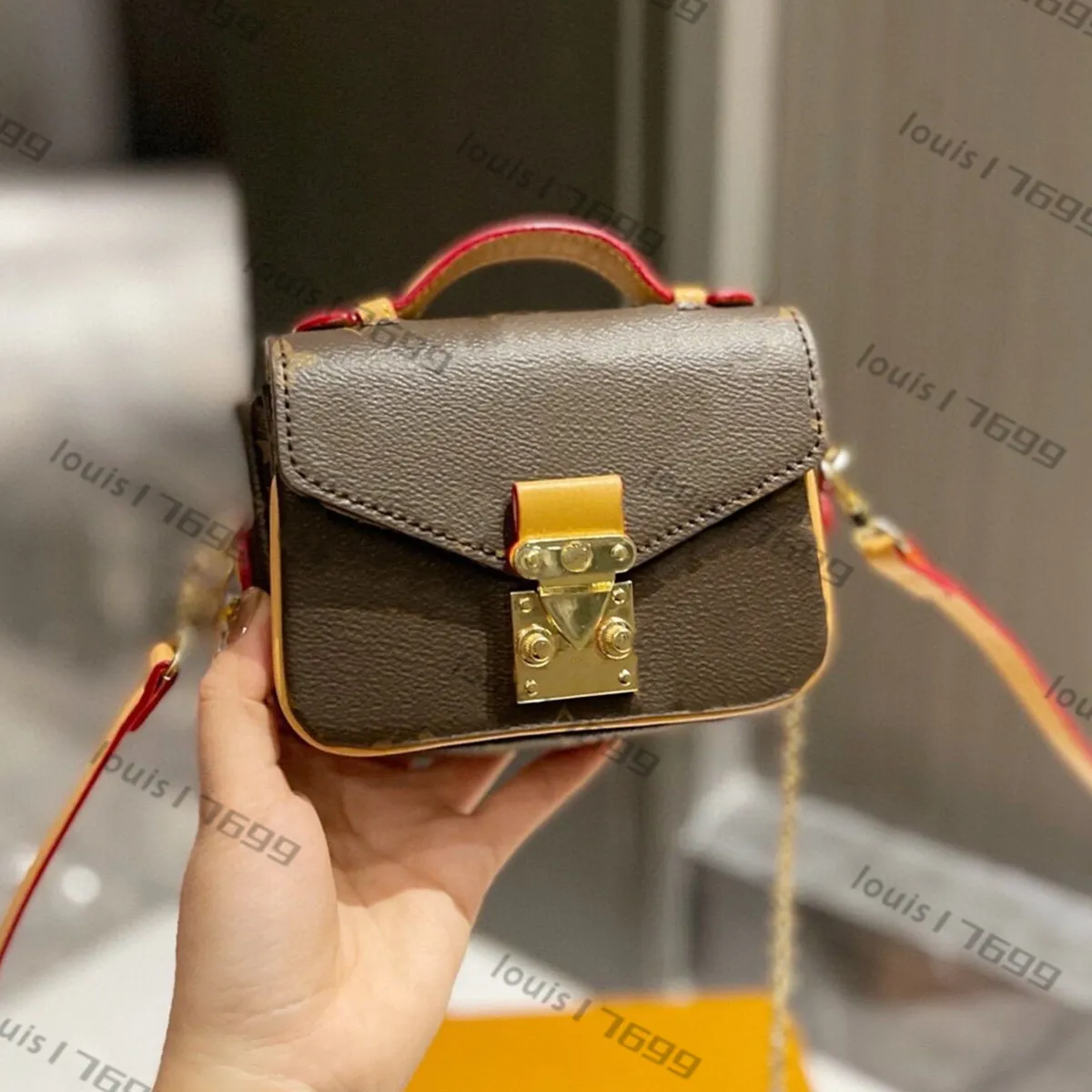 Micro Leather Shoulder Bag For Women Classic Crossbody Handbags With ...