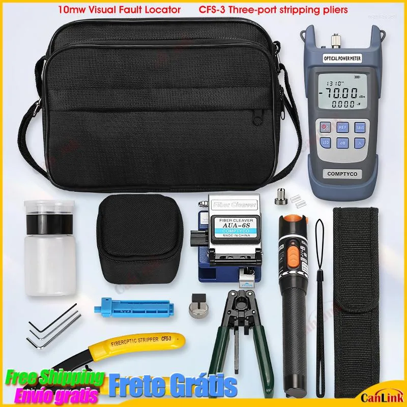 FTTH Tool Kit With Cleaver 70 10dBm Optical Power Meter And Visual ...