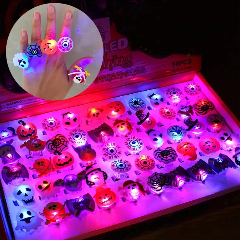 LED Luminous Toys: Halloween Party Favors, Kids Gifts, Spider Pumpkin ...