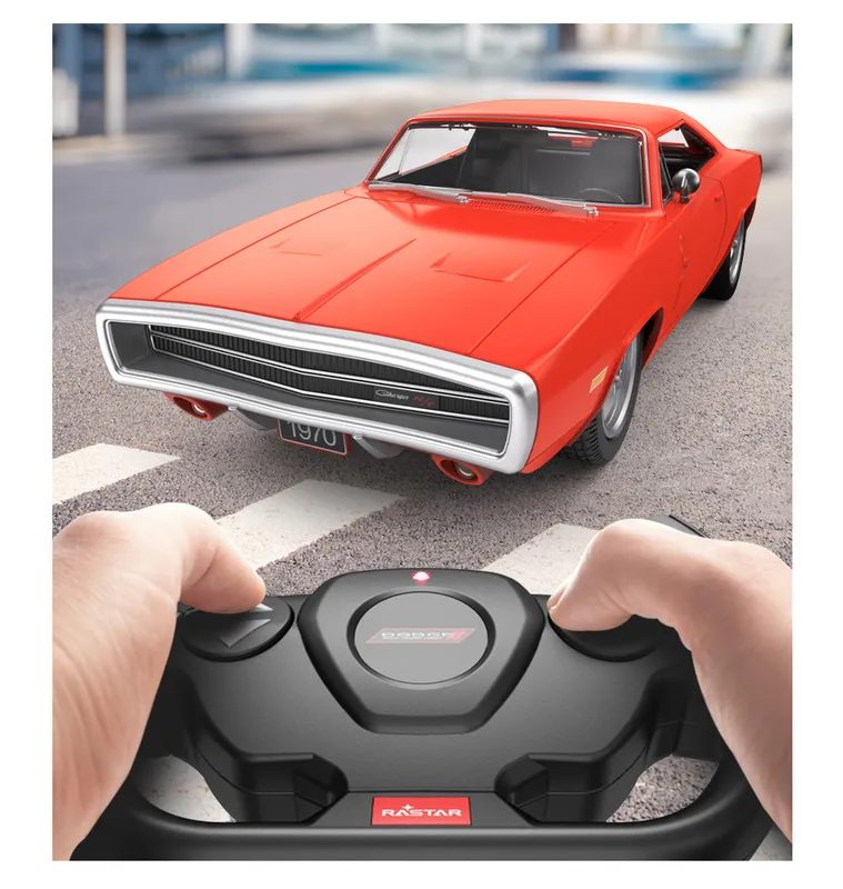Remote Control Muscle Car - 1/16 Scale RC Auto Machine Toy Gift for ...