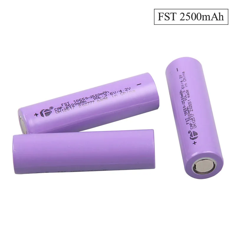 Samsung Li Ion INR 18650 25R 3.7 V Rechargeable Battery With FST EVE CHAM Lithium Cells 3.6V/3 ...