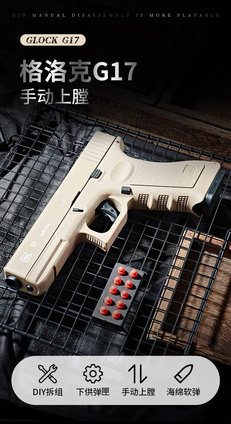 DHgate.com:Soft Bullet Pistol Toy Gun, Foam Dart Blaster, Realistic ...