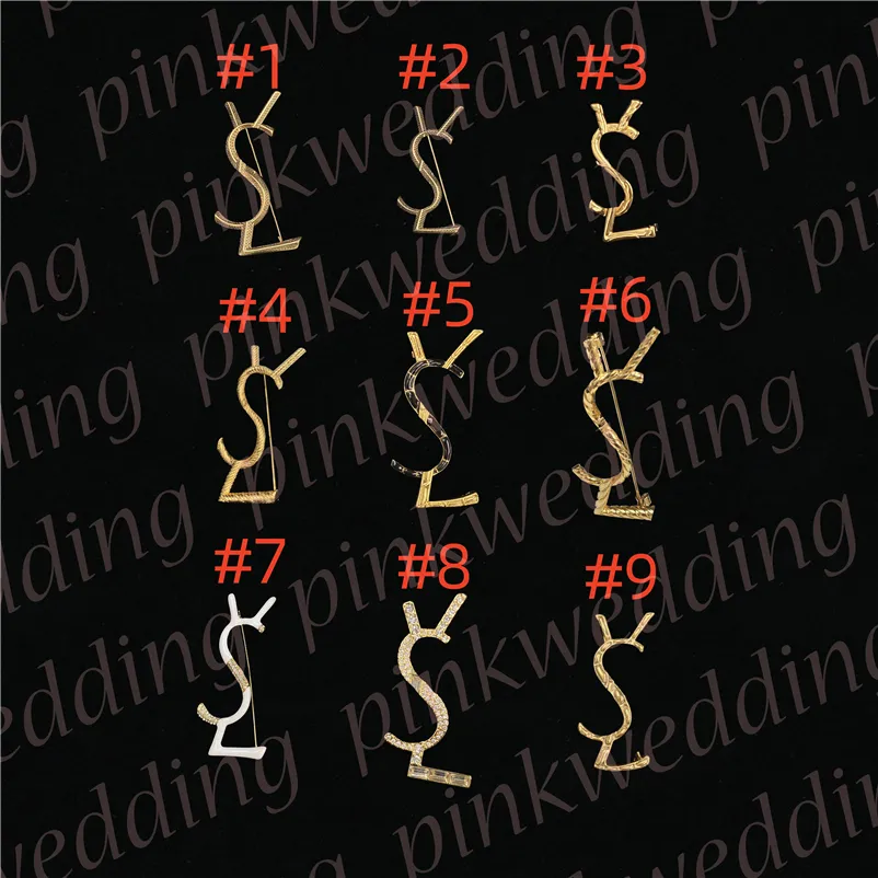 Luxury Gold Letter Pins For Women And Men Perfect For Weddings, Parties ...