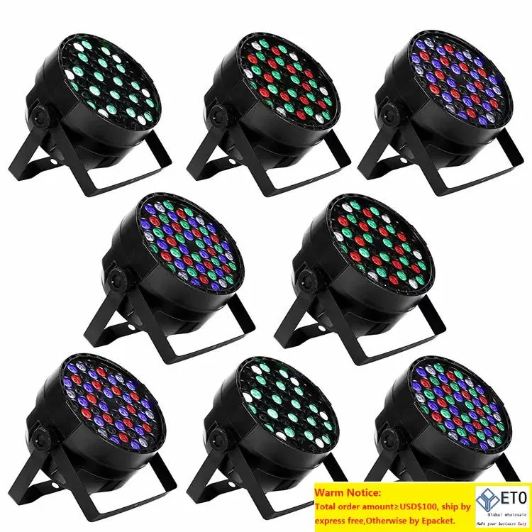 Disco Party Lighting RGBW LED Stage Light 8 Channel Uplight Effect For ...