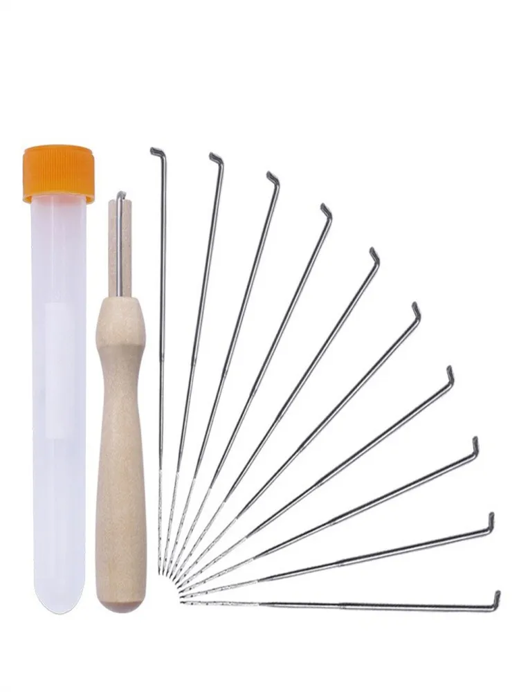 Needle Felting Kit: Premium Wool Needles Tool Set - 3 Sizes, Wooden ...