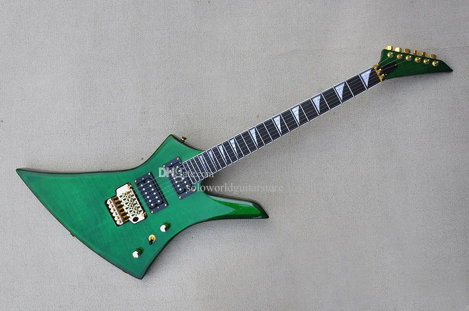 Guitarras Eléctricas Verdes: Guitarra Eléctrica De Cuerpo Sólido Con ...