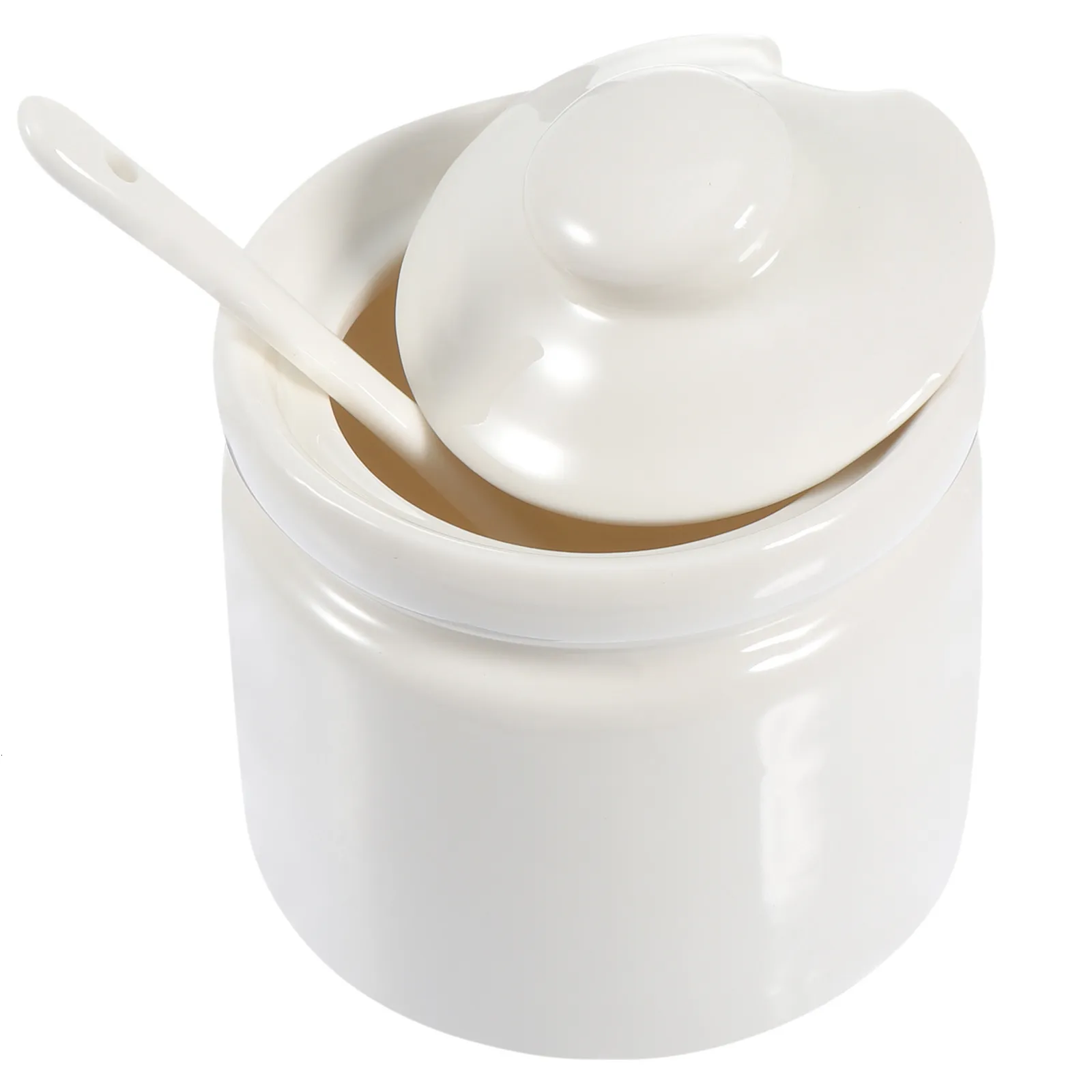 Sugar Container With Spoon