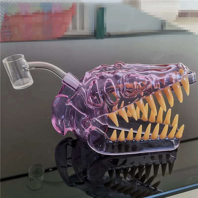 Wholesale Handmade Dinosaur Skull Glass Bong With 10mm Female Joint ...
