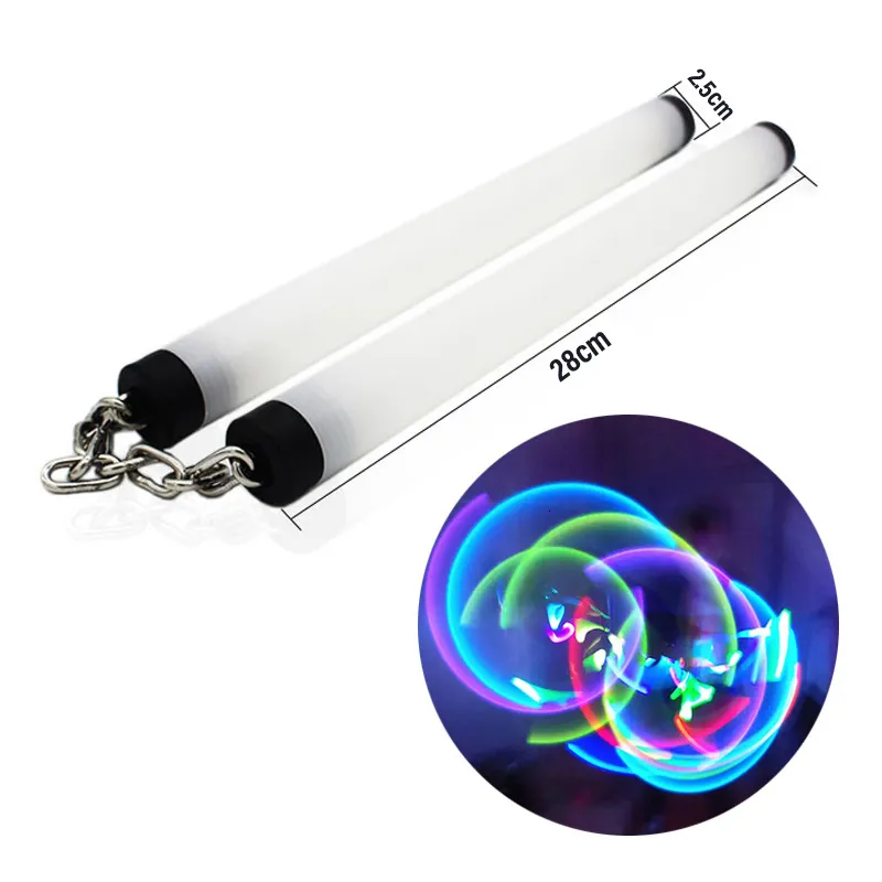 Magnetic Led Light Nunchaku Toy Stick Glowing Escent Show For Kung Fu ...