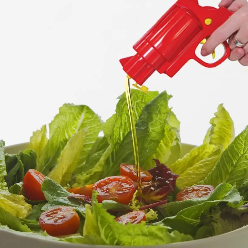 Herb Spice Revolver Gun Original Plastic Sauce Bottle For Seasoning ...