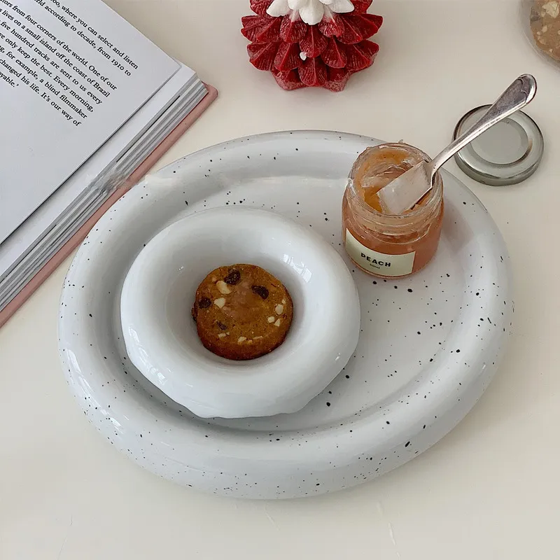 Ceramic Dipping Bowl Small Dish Pure White Flanging Sauce Serving Dish ...
