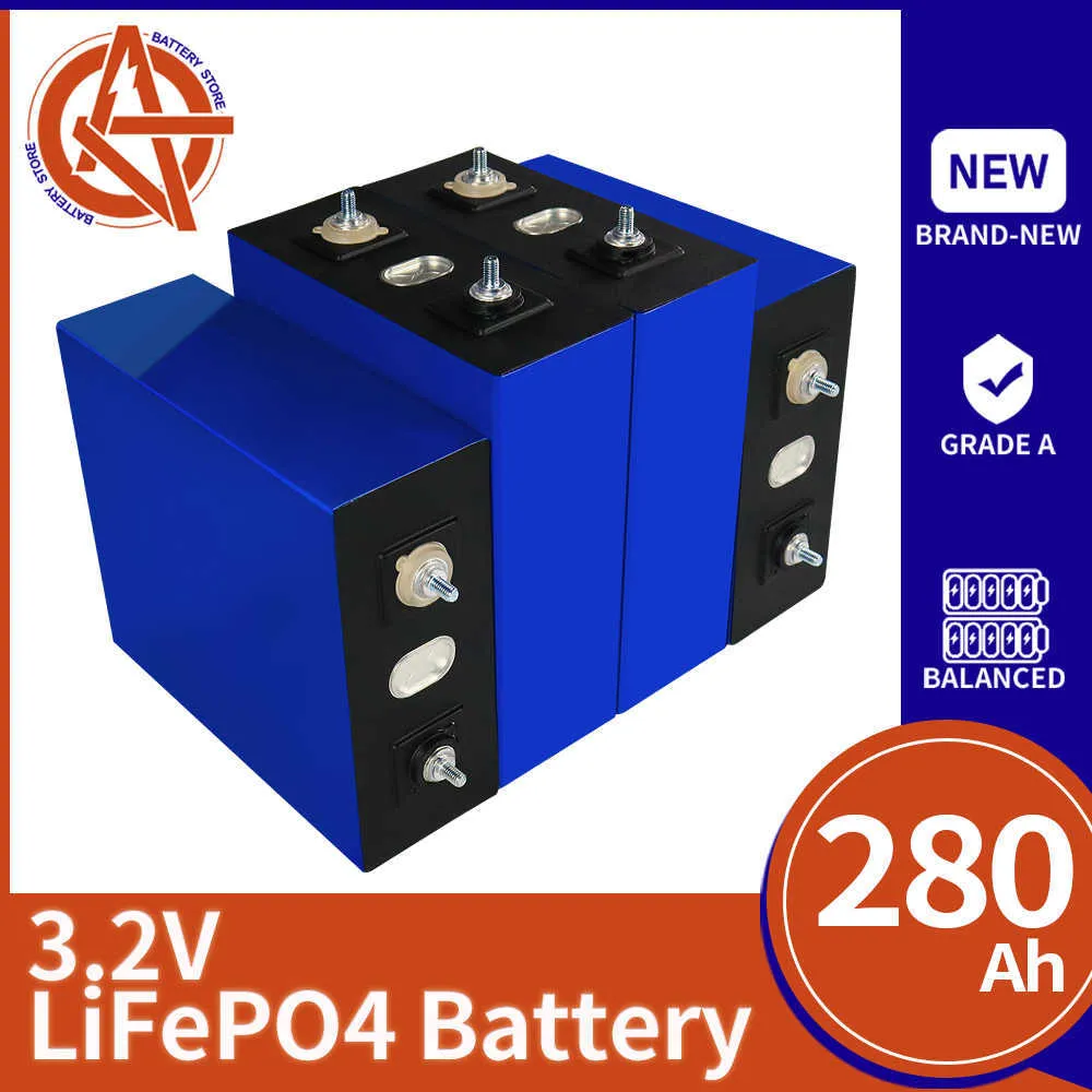 Lifepo4 280Ah 3.2V Lifepo4 Batteries Rechargeable Lithium Iron ...