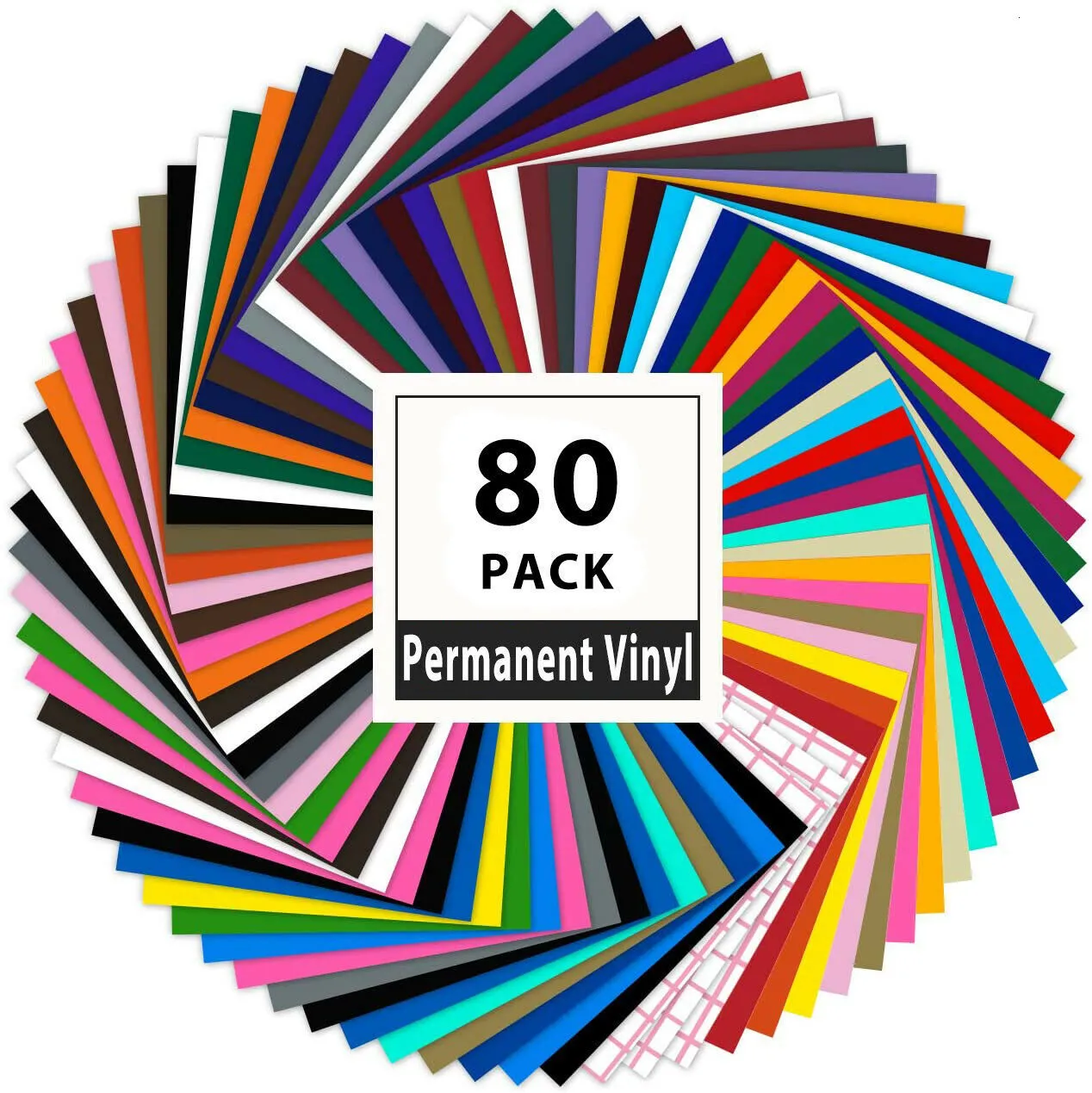 Window Stickers HTVRONT 12X12 Inch Multi Color Self Adhesive Vinyl ...