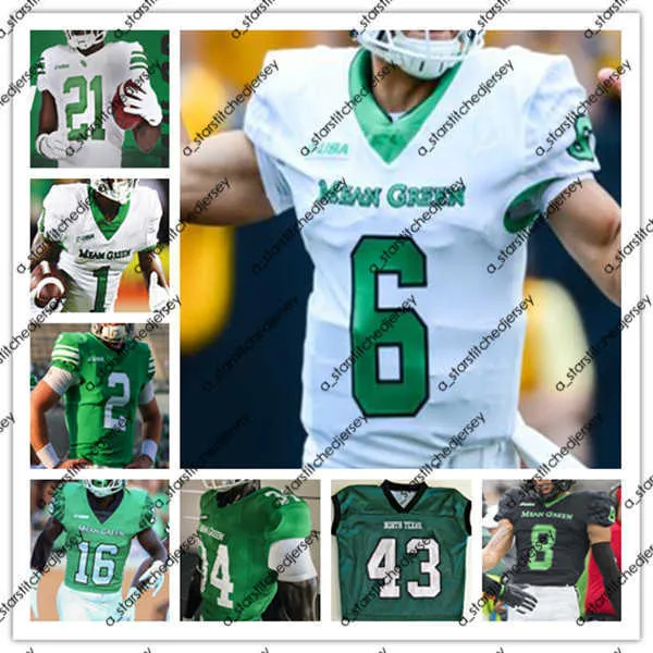 American College Football Wear Custom 2021 College North Texas UNT Mean ...