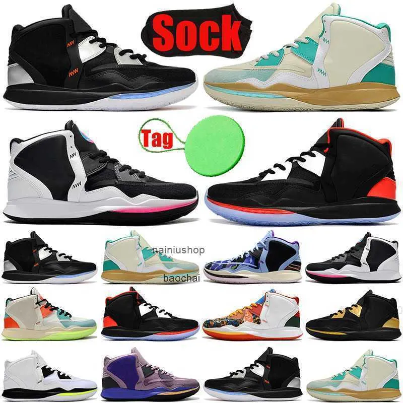 Kyrie 8 Men's Basketball Shoes Fire And Ice Design... From Brandstore70 ...
