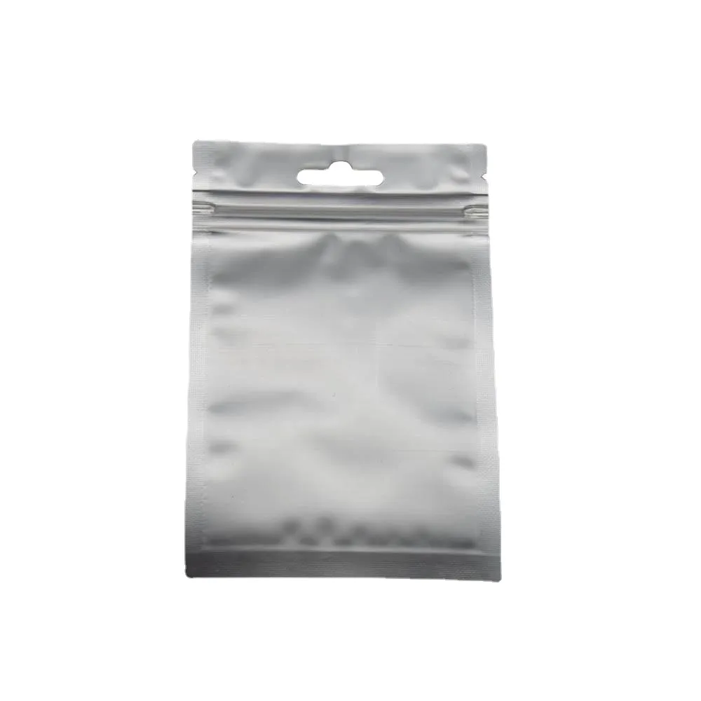 Black Reclosable Zip Lock Clear Plastic Packing Pouch Self Sealing ...