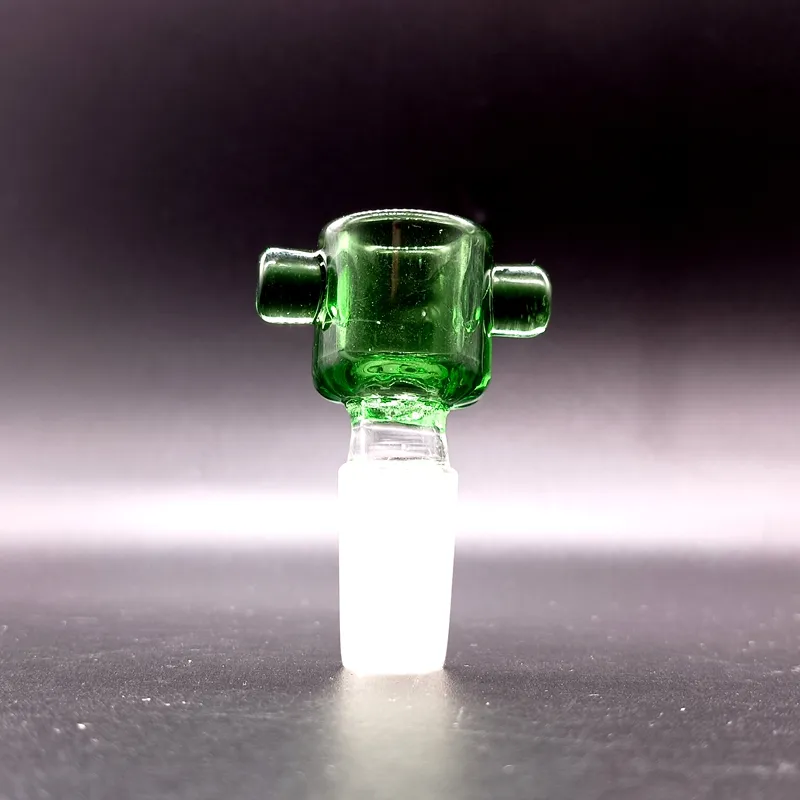 Bulk Order Premium Green Glass Bowl Slide With Built In Screen For Male ...