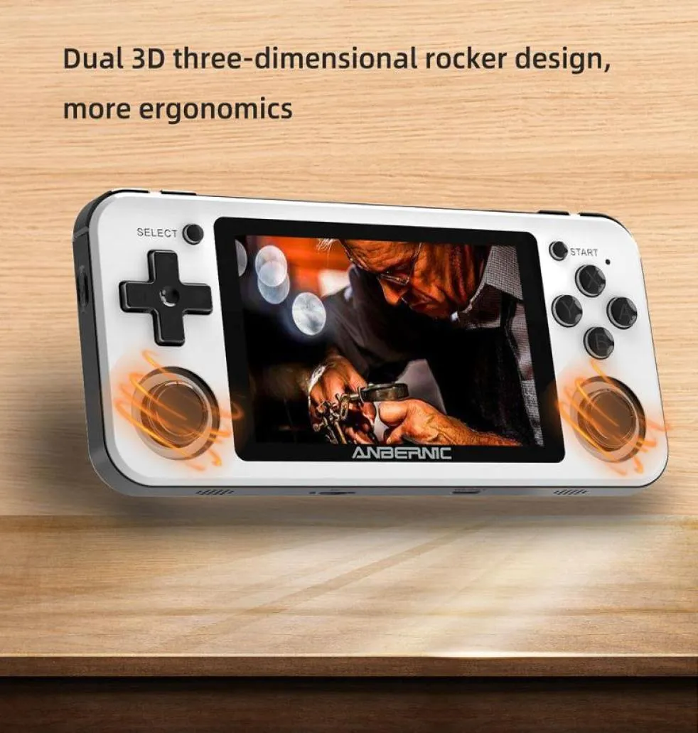 Jogadores De Jogos Portáteis Anbernic Rg351p Vibração Handheld Gaming