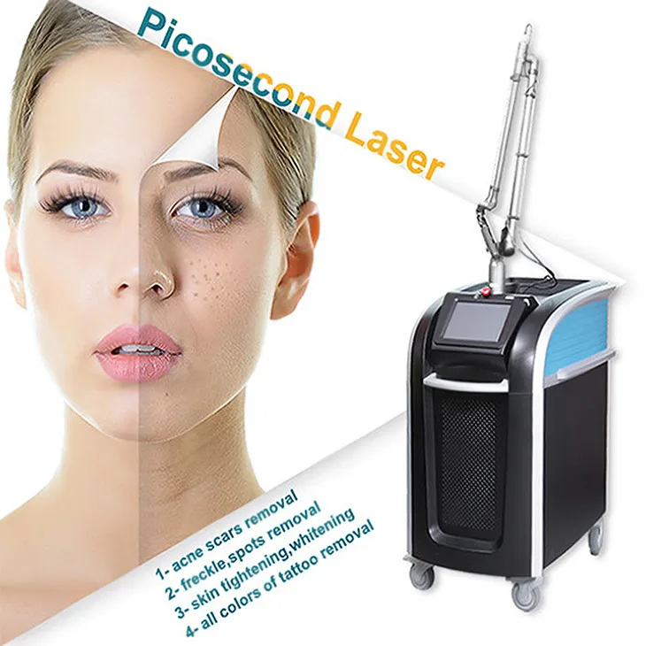 Picosecond Tattoo Removal Laser Machine 4 Wavelengths, 755nm Probe, All Skin Types, Customizable ...