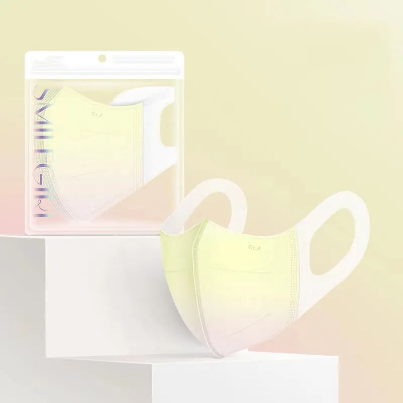 DHgate.com:Blush Gradient Color 3D Disposable Face Masks | Pack of 10 ...