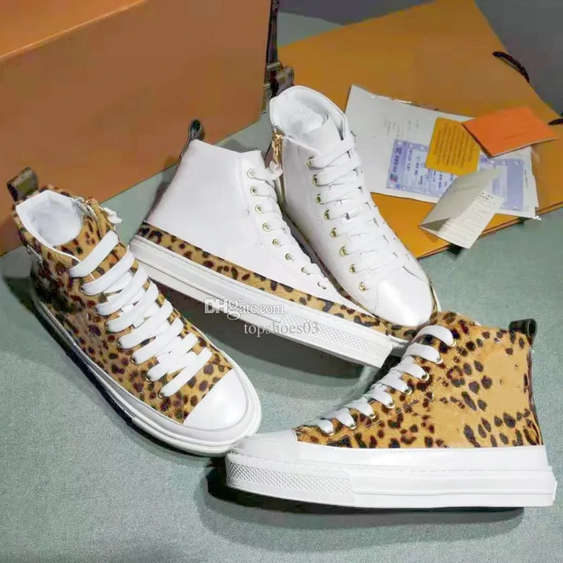 Leopard Print Heels Shoes: Women's High Top Fashion Boots, Vintage Old ...