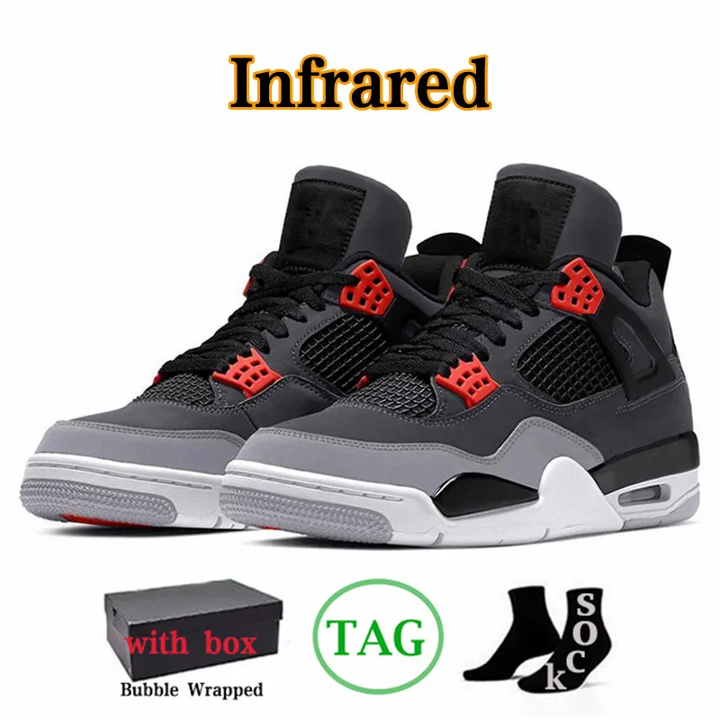 OG With Box 4 5 11 Mens Basketball Shoes Jumpman 4s Military Black Cat ...