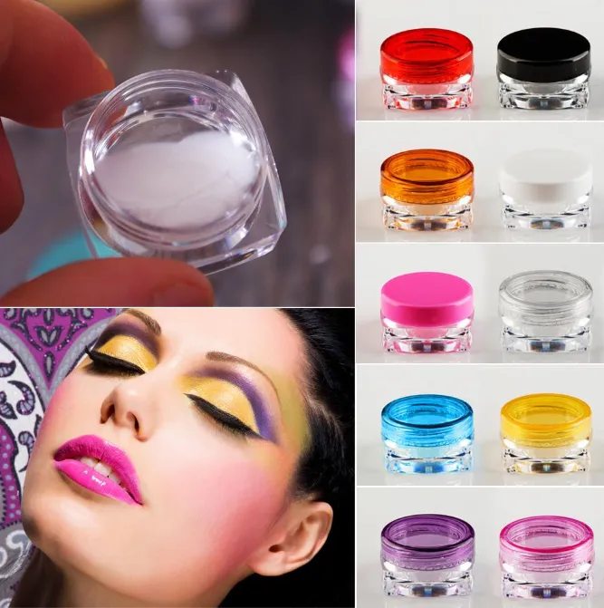 Wholesale 5g Plastic Cosmetic Pot Jar 5ml Cosmetic Sample Empty ...