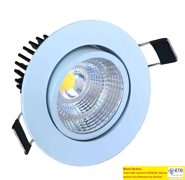 7W Dimmable LED Downlight PWM Dimmable, ACDC 24V, Aluminum Shell, Warm ...