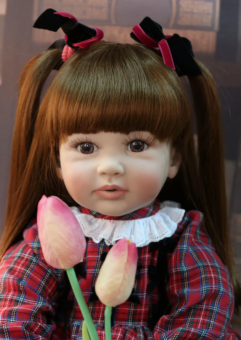 Dolls High Quality 60cm Big Size Reborn Toddler Princess Silicone Vinyl ...