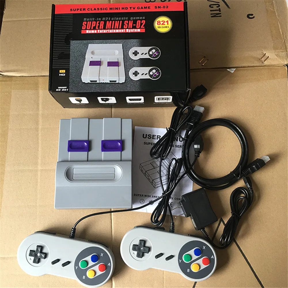 Mini Consoles HD Video Game System Classic Style Handheld Game Console ...