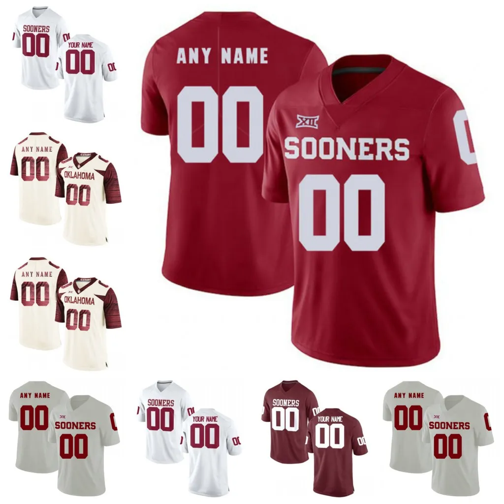 Oklahoma Sooners Football Jerseys: Mayfield, Murray, Lamb & More NCAA ...