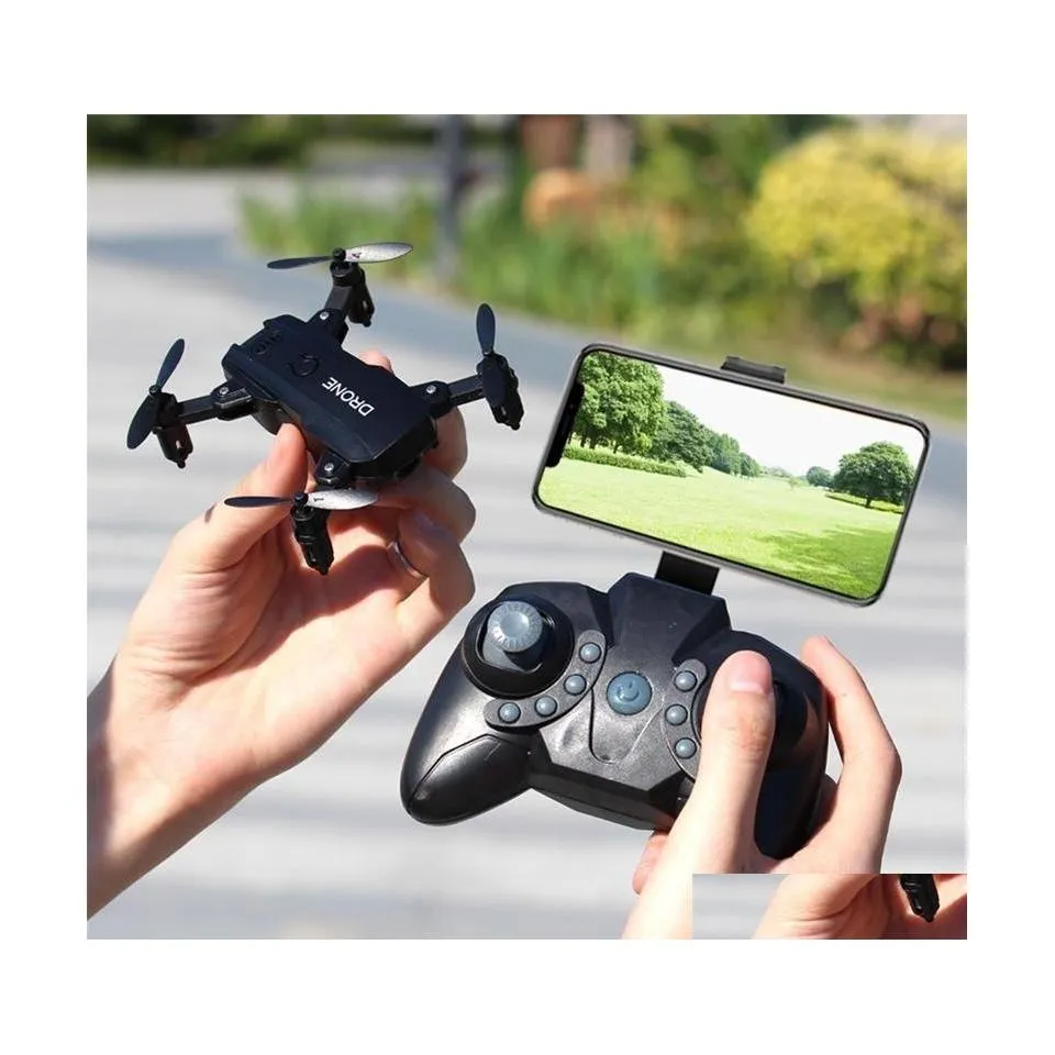 Foldable Mini Drone With HD Camera, WiFi FPV Selfie Helicopter For Boys ...