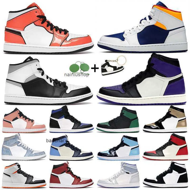 2026 Casual Women Men Sports Basketball Shoes 1s Mocha Black White Pink ...