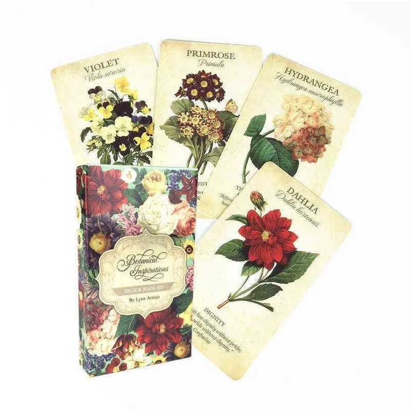 DHgate.com:Botanical Inspiration Oracle Cards Deck - Mysterious ...