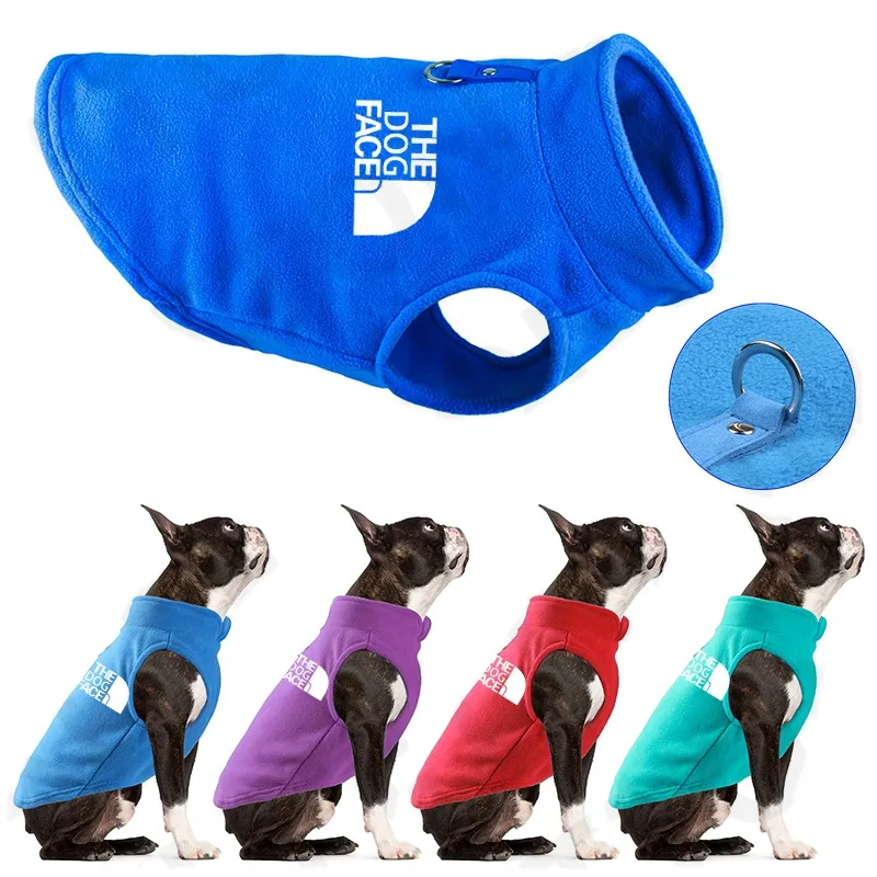 The Doggy Face Fleece Vest: Designer Dog Gear For Small Dogs Warm ...