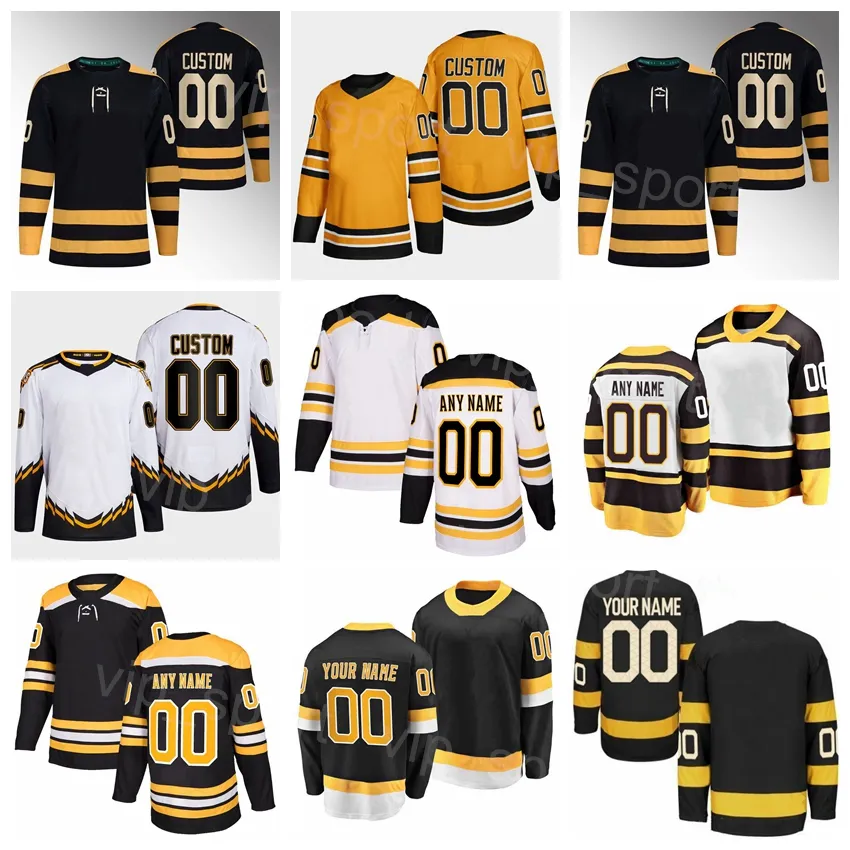 Reverse Retro Hockey Jersey: Tuukka Rask 40, Pavel Zacha 18, Hampus ...