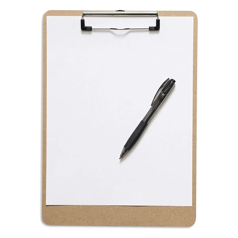 Custom A4 Clipboard with Pen Holder - Wooden Nurse Clipboard, Durable ...