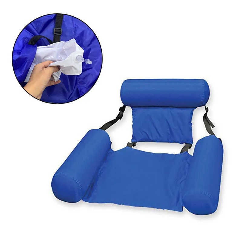 Summer Inflatable Buoy Life Jackets PVC Floating Row Hammock For ...