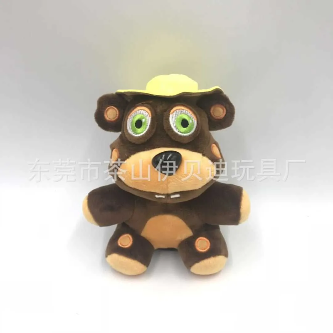 18cm Plush Toys Five Nights At Freddy FNAF Dolls Stuffed Golden Fazbear ...